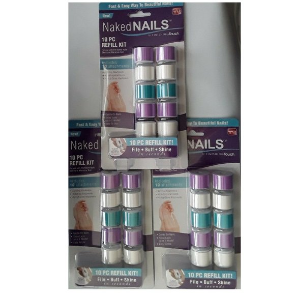 As Seen on TV Naked NAILS | Other | 3 Naked Nails Refill By Finishing ...
